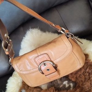 Coach Signature Saddle Natural Leather - Gem